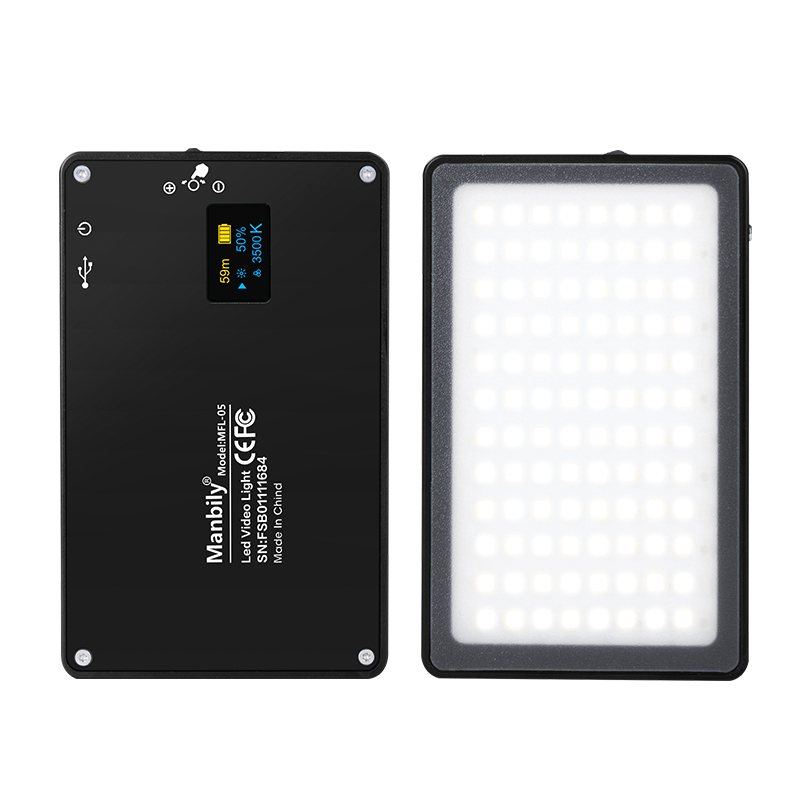 Professional LED Dual Color Temperature OLED Screen Fill Light LED ...
