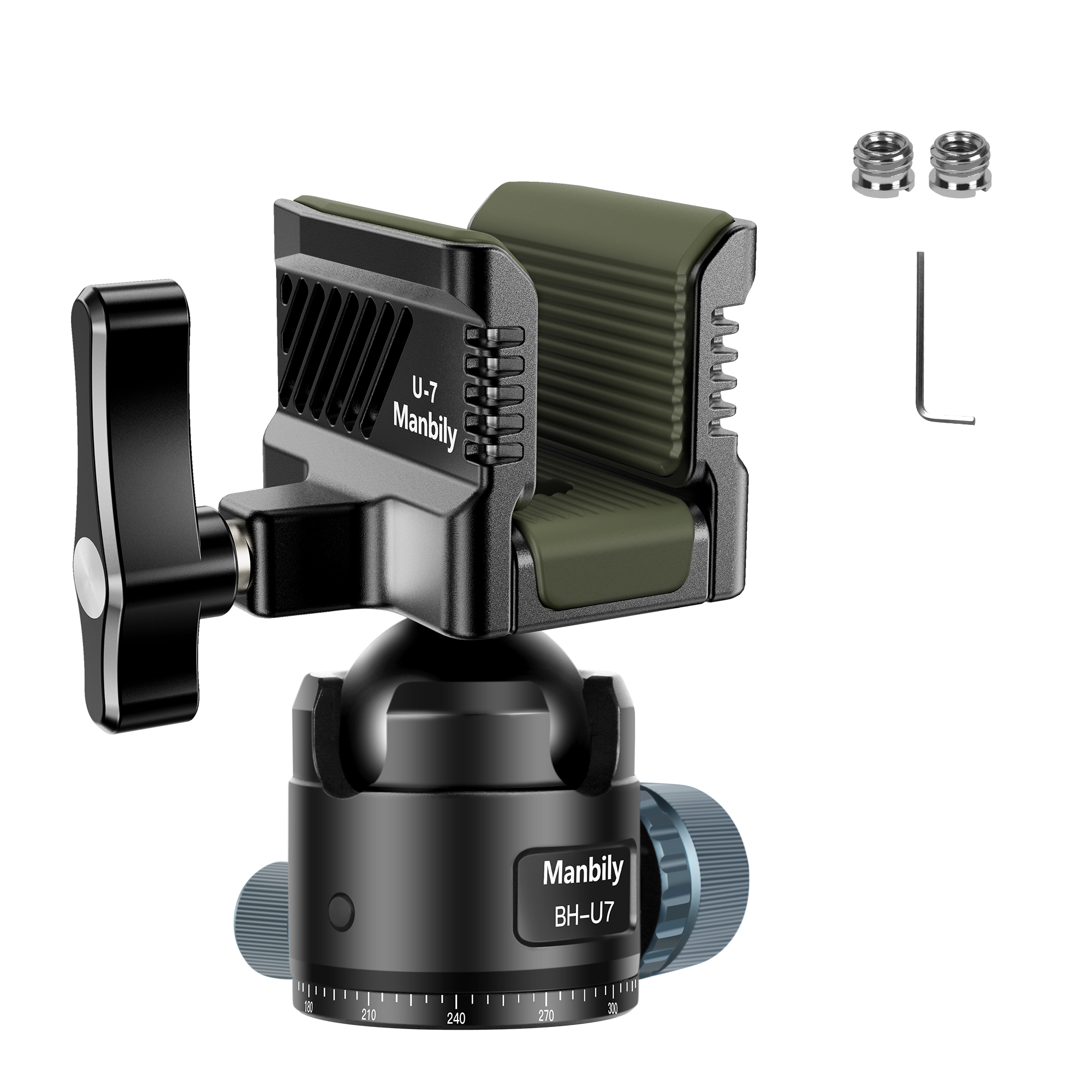 Professional Aluminum Gun Silicone Clamp Double Lock Ball Head for ...